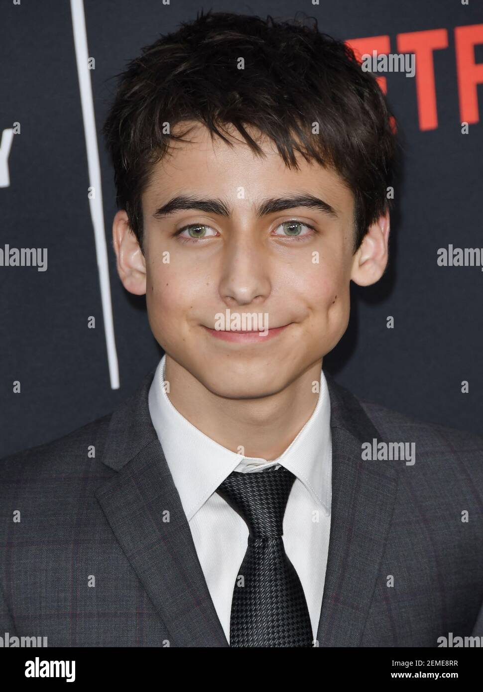 Aidan Gallagher arrives at Netflix's "The Umbrella Academy" Season 1 ...