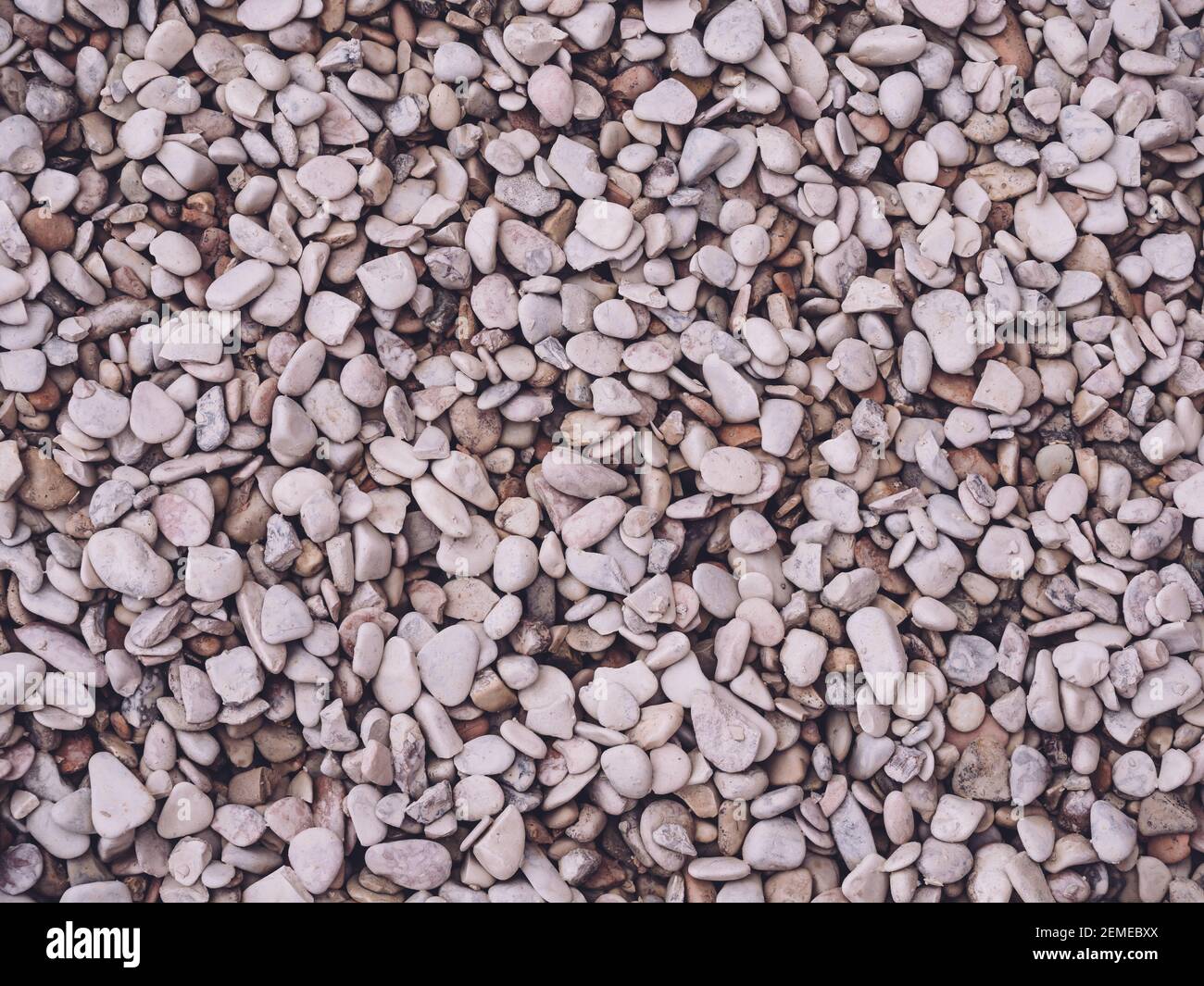White little pebbles for construction site. pebbles texture background ...