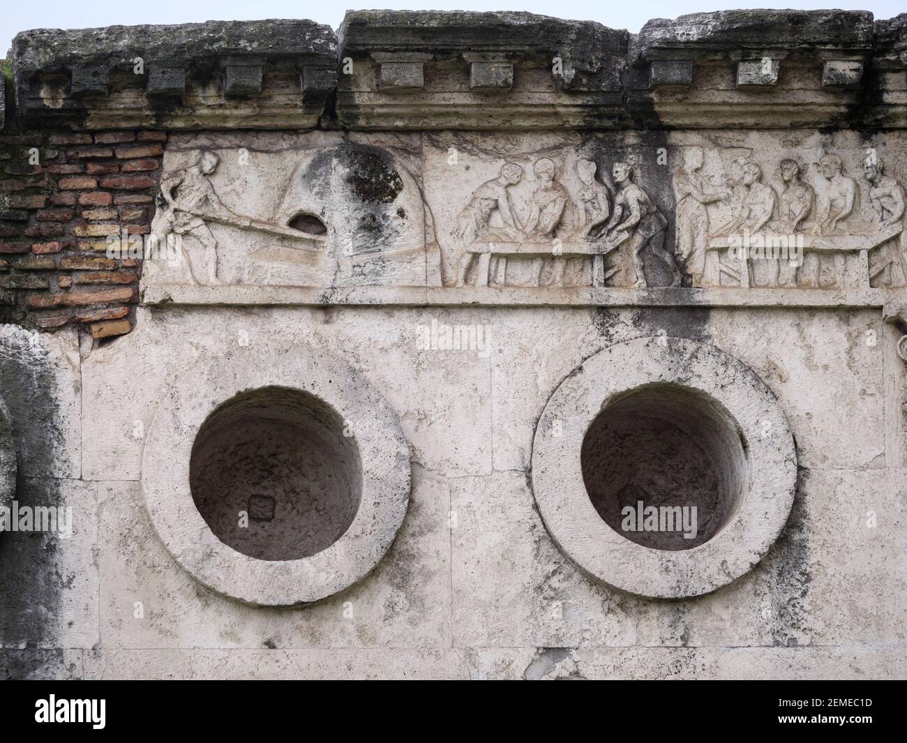 Tomb of the baker rome hi-res stock photography and images - Alamy