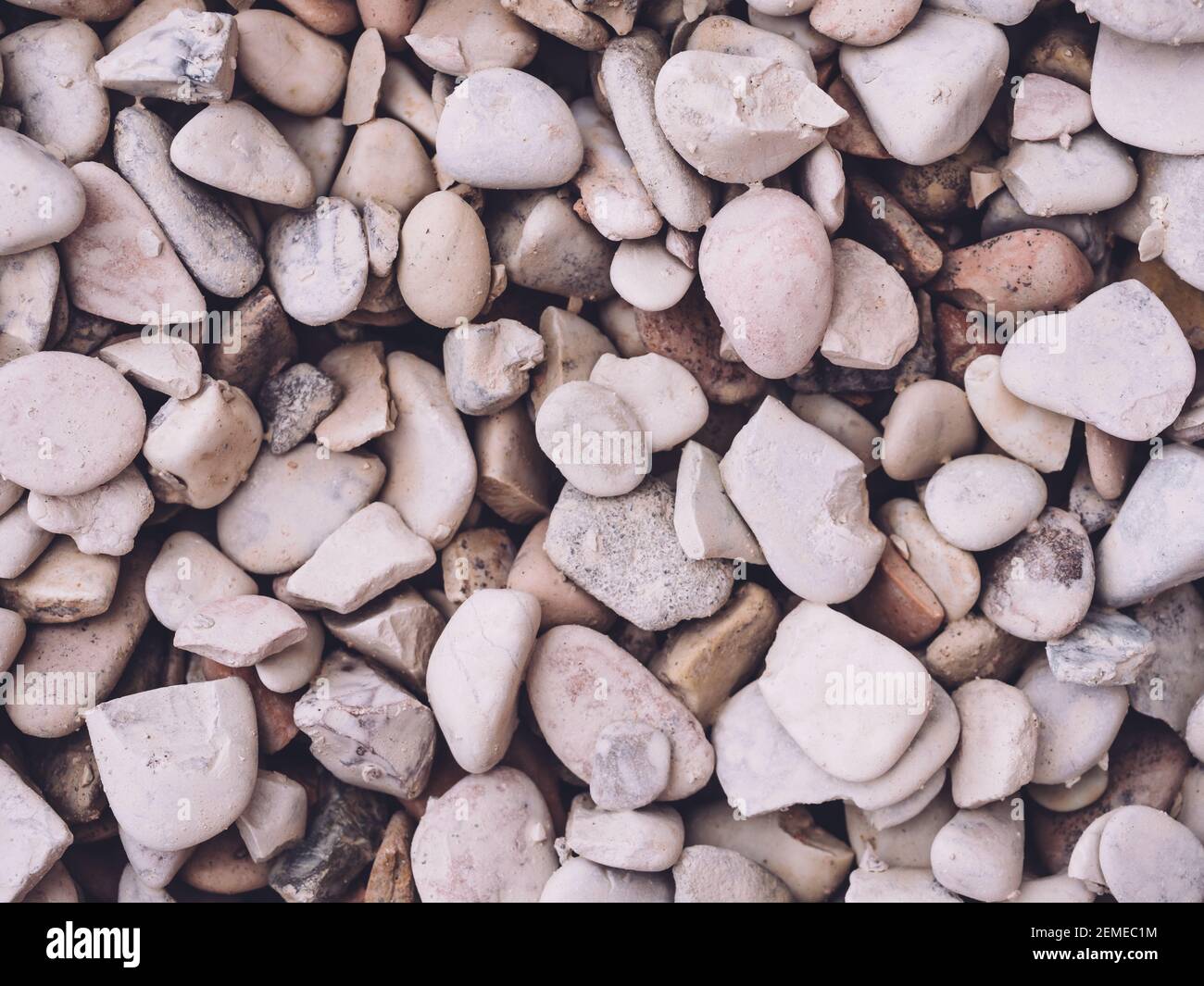 White little pebbles for construction site. pebbles texture background ...