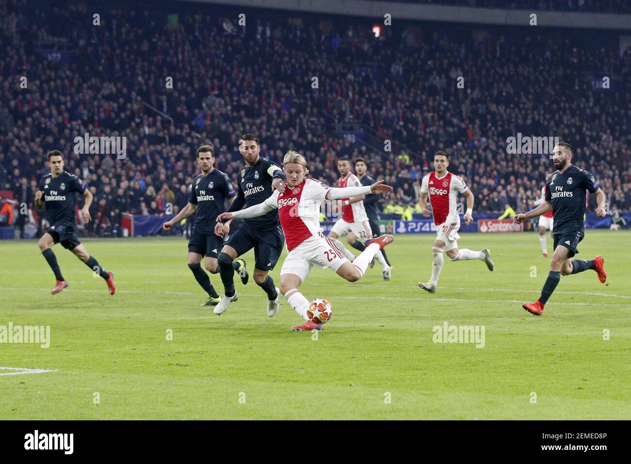 AMSTERDAM, Ajax - Real Madrid, football, Champions League Season 2018 / ...
