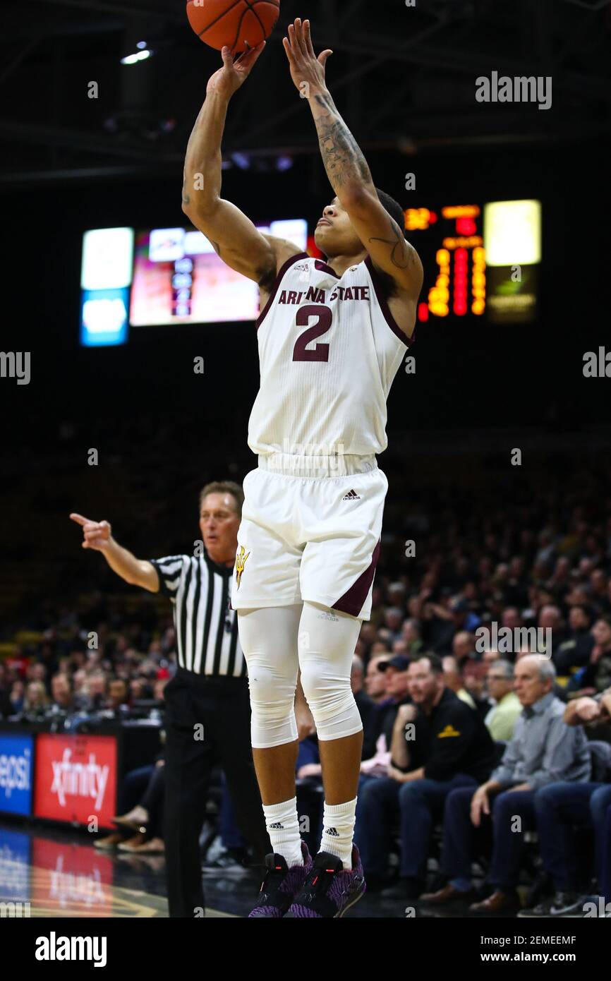 February 13, 2019: Arizona State Sun Devils guard Rob Edwards (2 ...