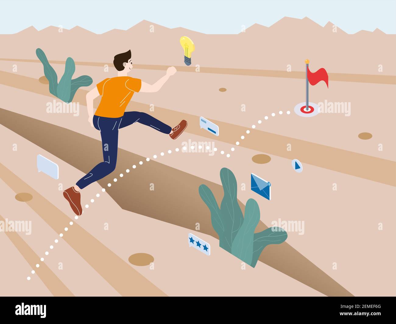 Hurdle Stock Vector Images - Alamy