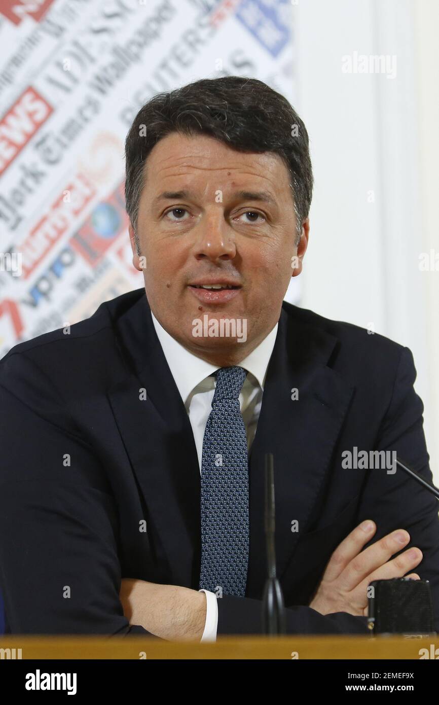 Matteo Renzi Rome February 14th 2019. The former Italian Premier Matteo ...