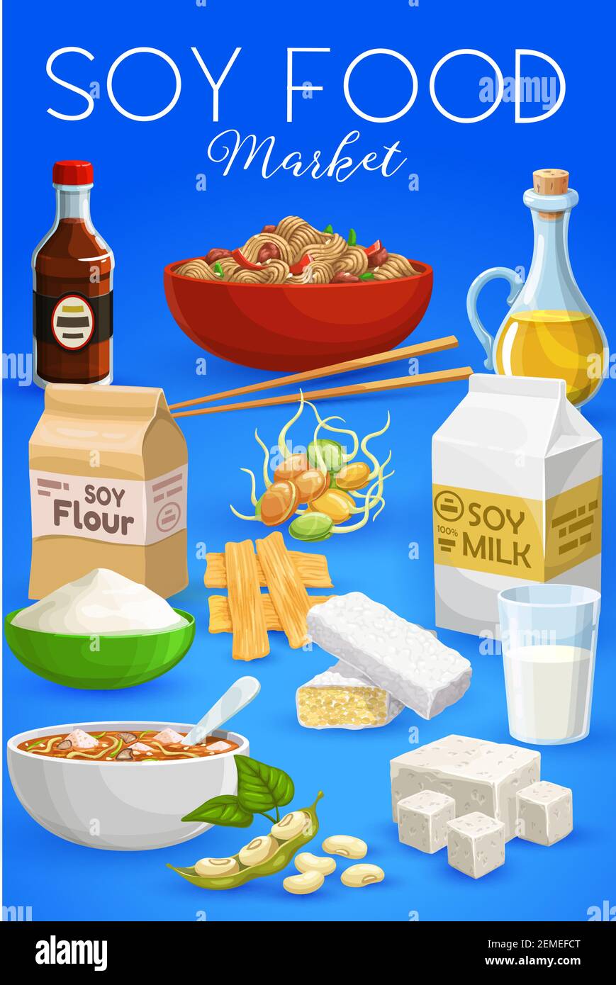 Soy meat beans Stock Vector Images - Alamy