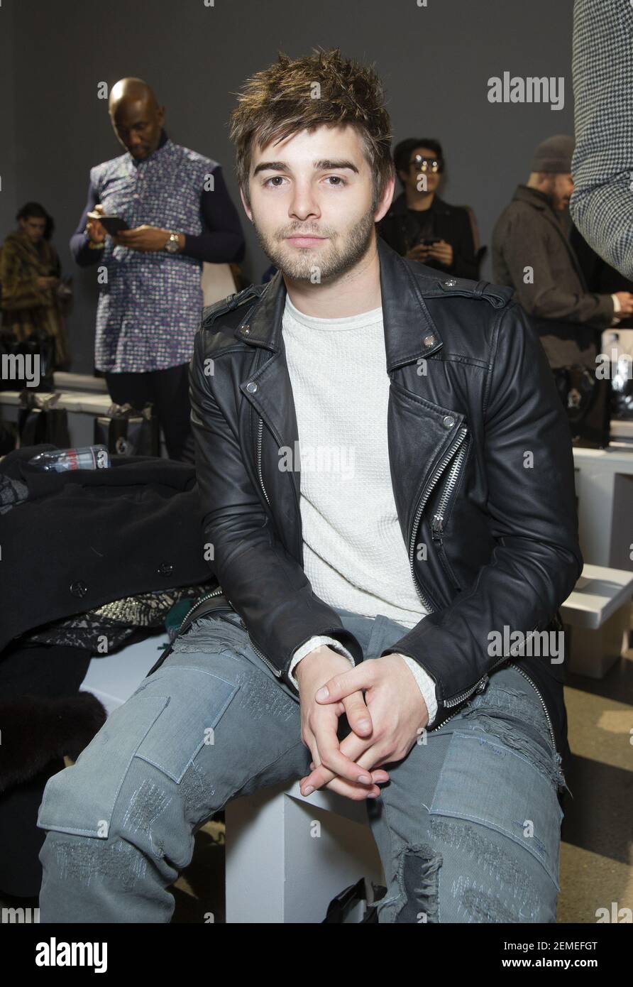 Jack Griffo attends runway for Zang Toi Fall/Winter collection during ...
