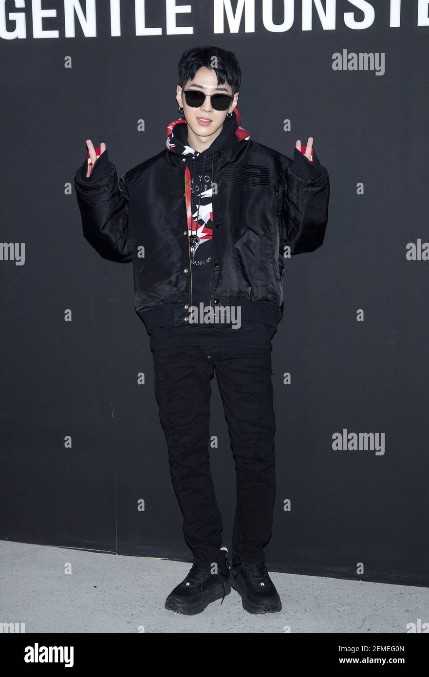 South Korean rapper Gray, attends photo call for the glass brand ...