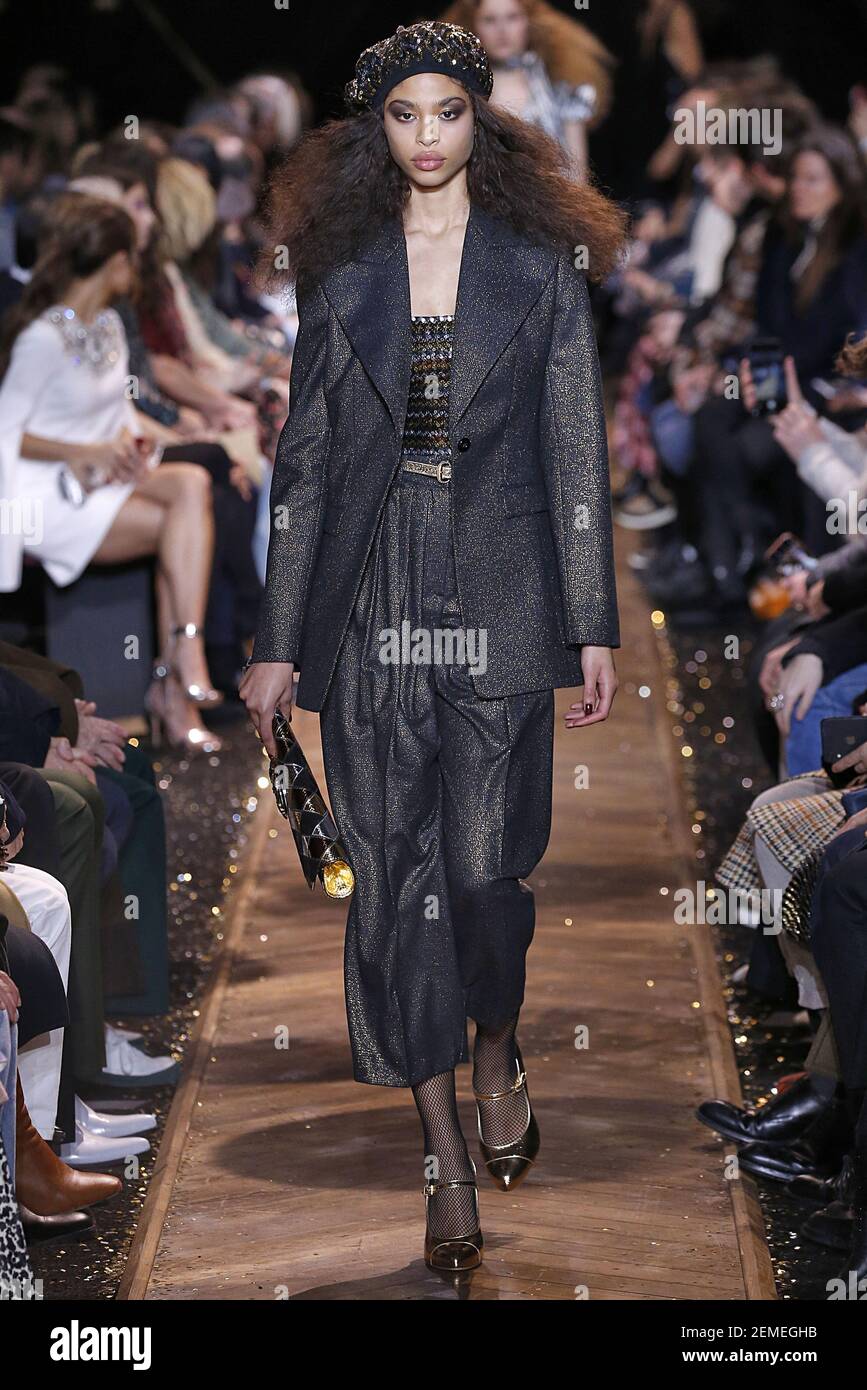 Zoe Thaets walks on the runway during the Michael Kors Fashion Show at ...