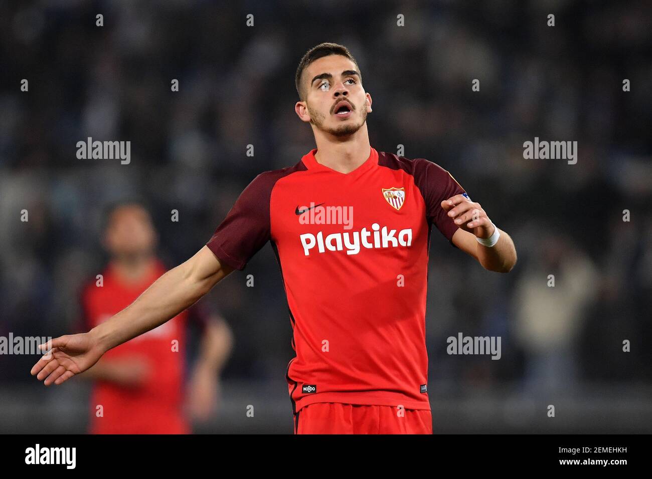 Andre Silva of Sevilla Roma 14-2-2019 Stadio Olimpico Football Europa ...