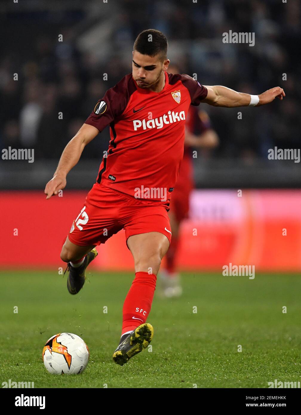 Andre Silva of Sevilla Roma 14-2-2019 Stadio Olimpico Football Europa ...