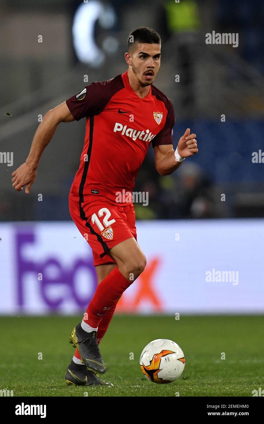 Andre Silva of Sevilla Roma 14-2-2019 Stadio Olimpico Football Europa ...