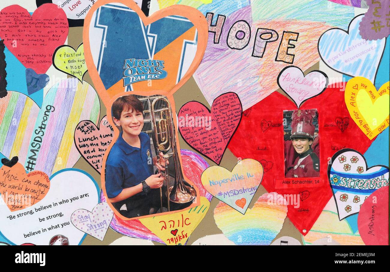 The Hearts Art Project at Pine Trails Park in Parkland commemorates all ...