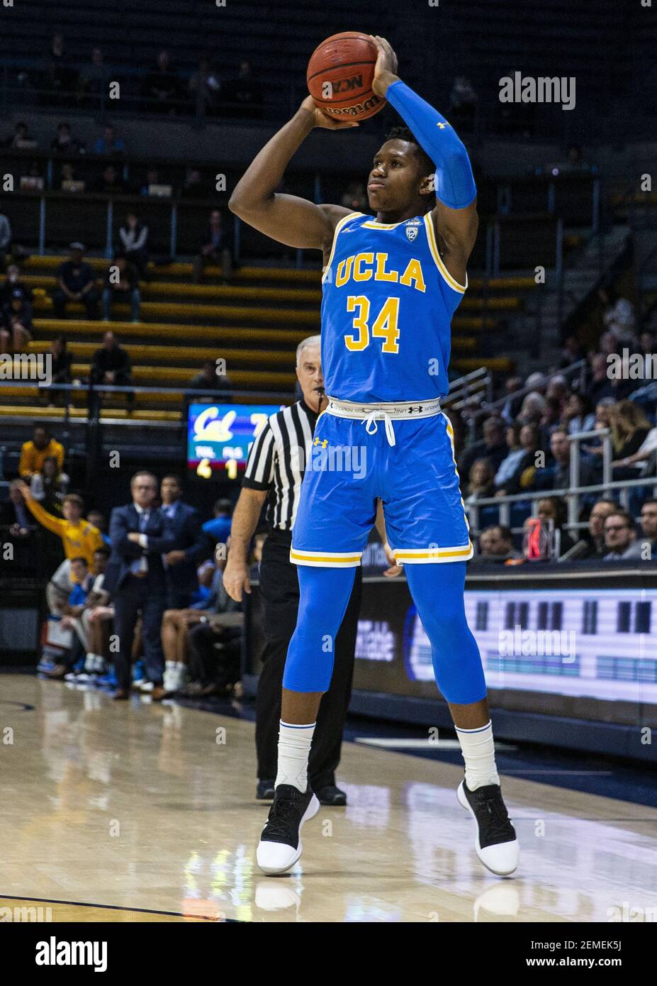 Feb 13 2019 Berkeley, CA U.S.A. UCLA Bruins guard David Singleton (34 ...