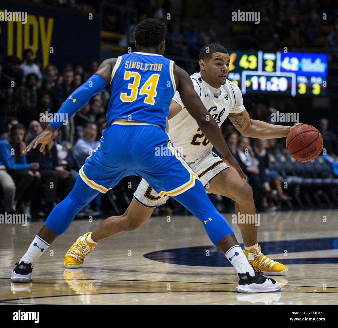 Feb 13 2019 Berkeley, CA U.S.A. California guard Matt Bradley (20 ...