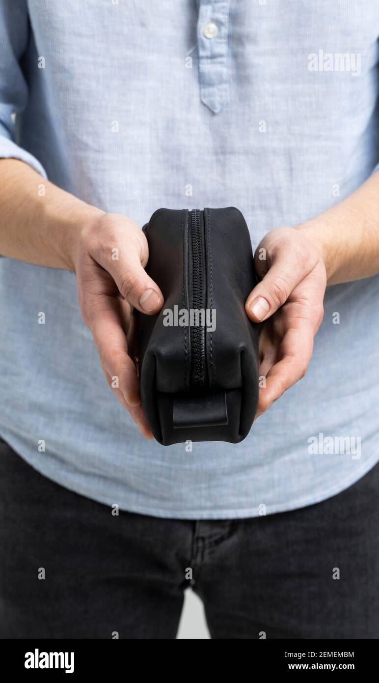 Vintage mens vanity case hi-res stock photography and images - Alamy