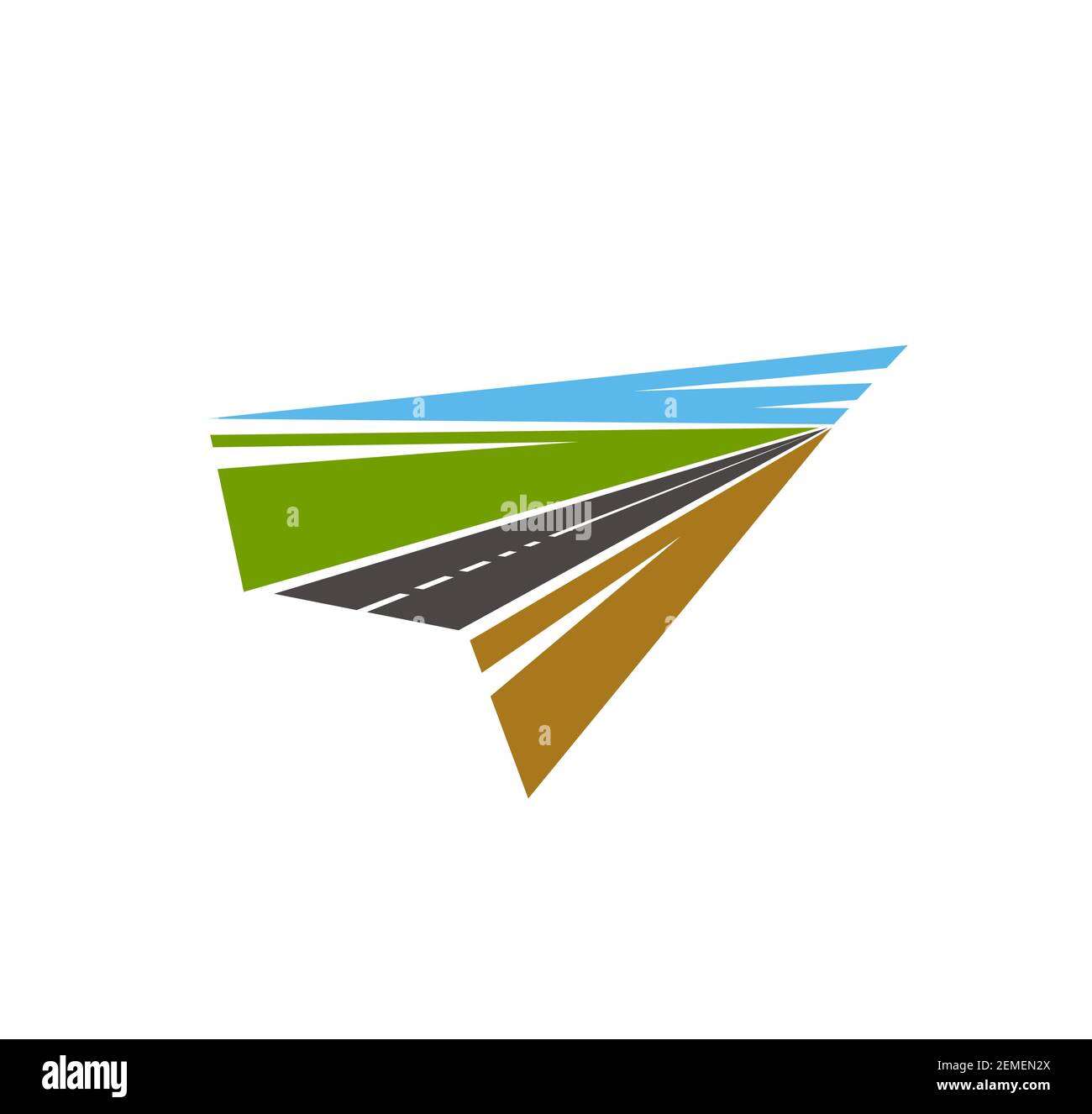 Road marking arrow Stock Vector Images - Alamy