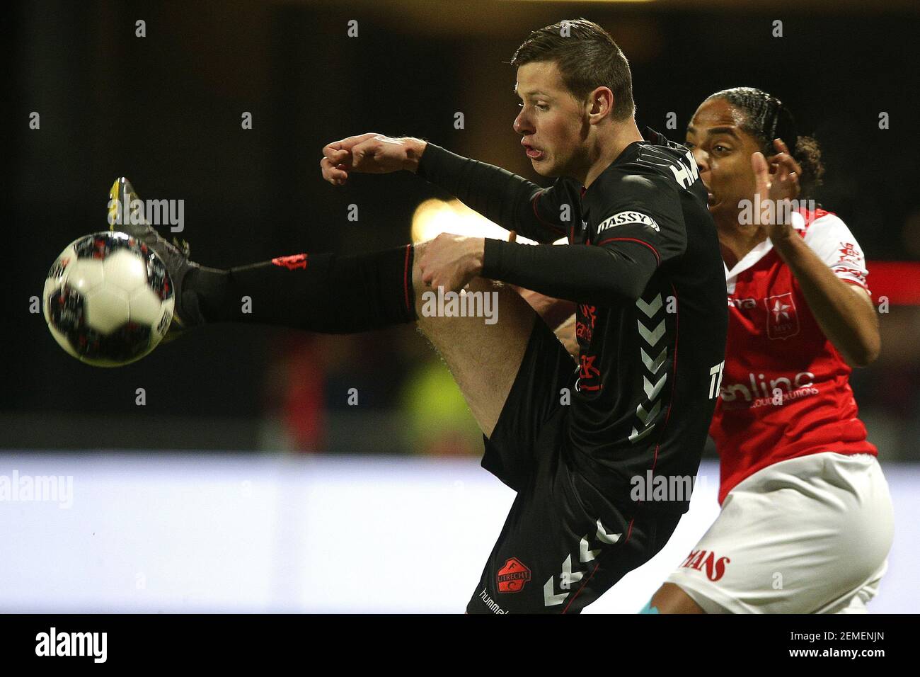 MAASTRICHT- football, 15-02-2019, stadium de Geusselt, MVV Maastricht ...