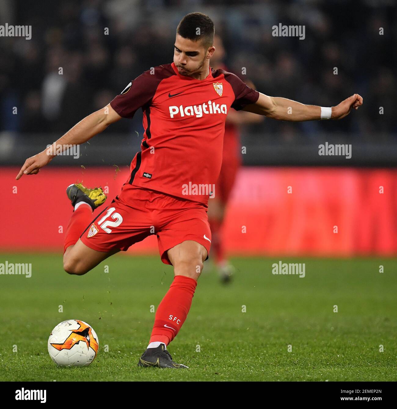 Andre Silva of Sevilla Roma 14-2-2019 Stadio Olimpico Football Europa ...