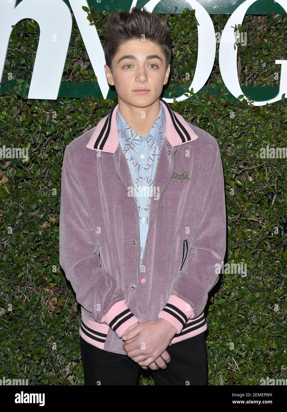 Asher Angel arrives at Teen Vogue's 2019 Young Hollywood Party held at ...