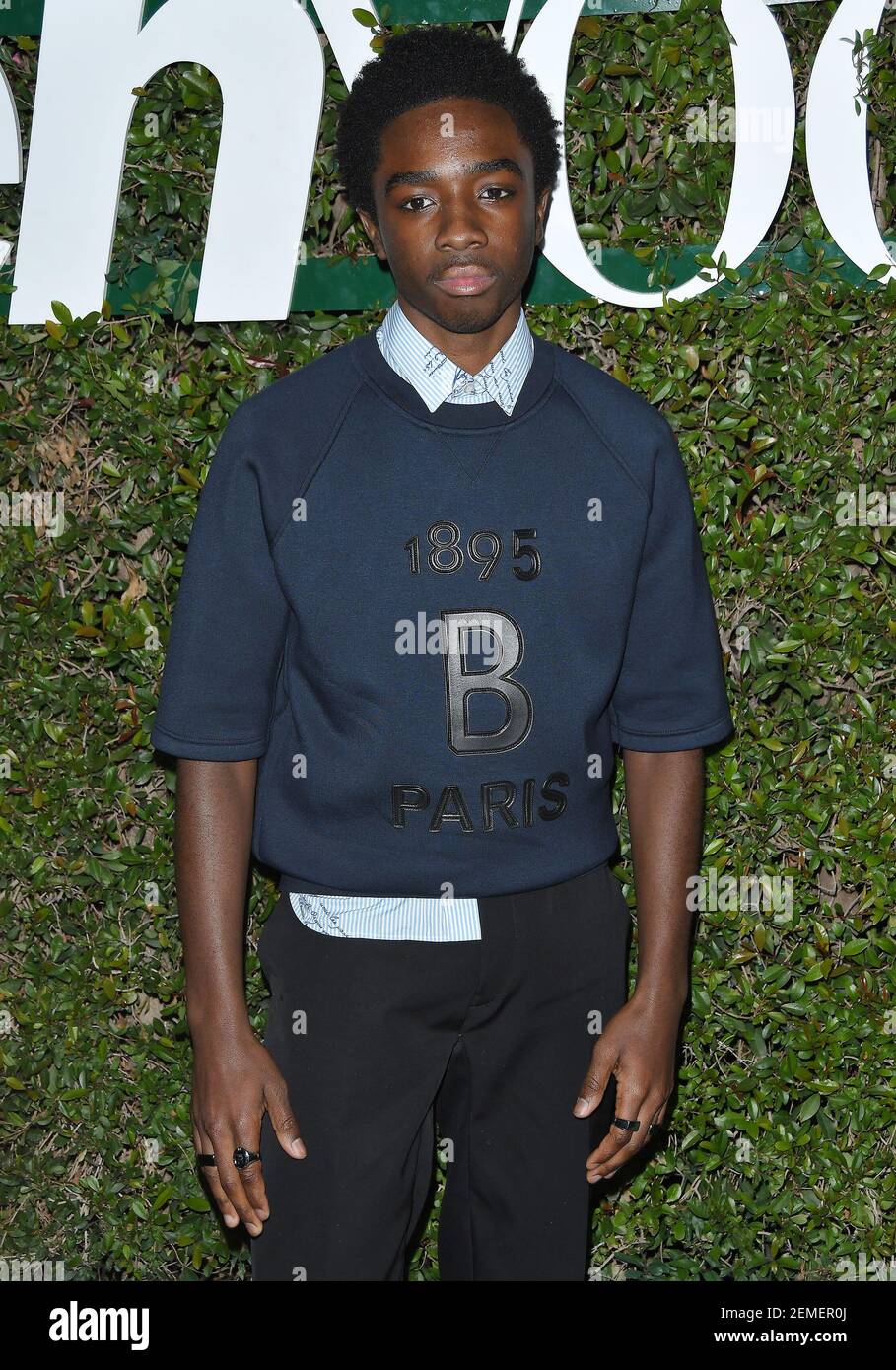 Caleb McLaughlin arrives at Teen Vogue's 2019 Young Hollywood Party ...