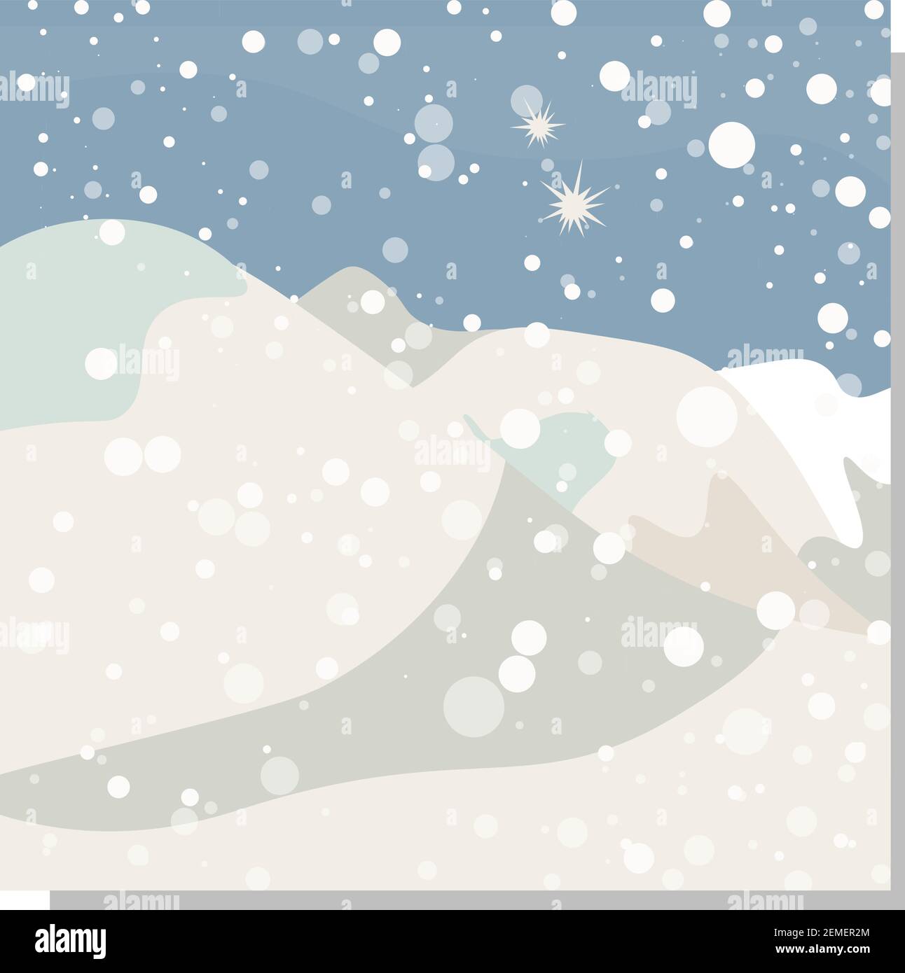 Winter abstract background. Mountains and snow. Snowy mountains. Ski ...