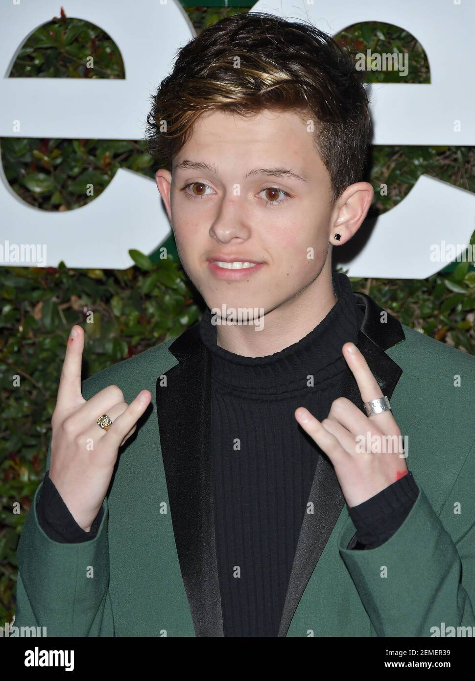 Jacob Sartorius arrives at Teen Vogue's 2019 Young Hollywood Party held ...