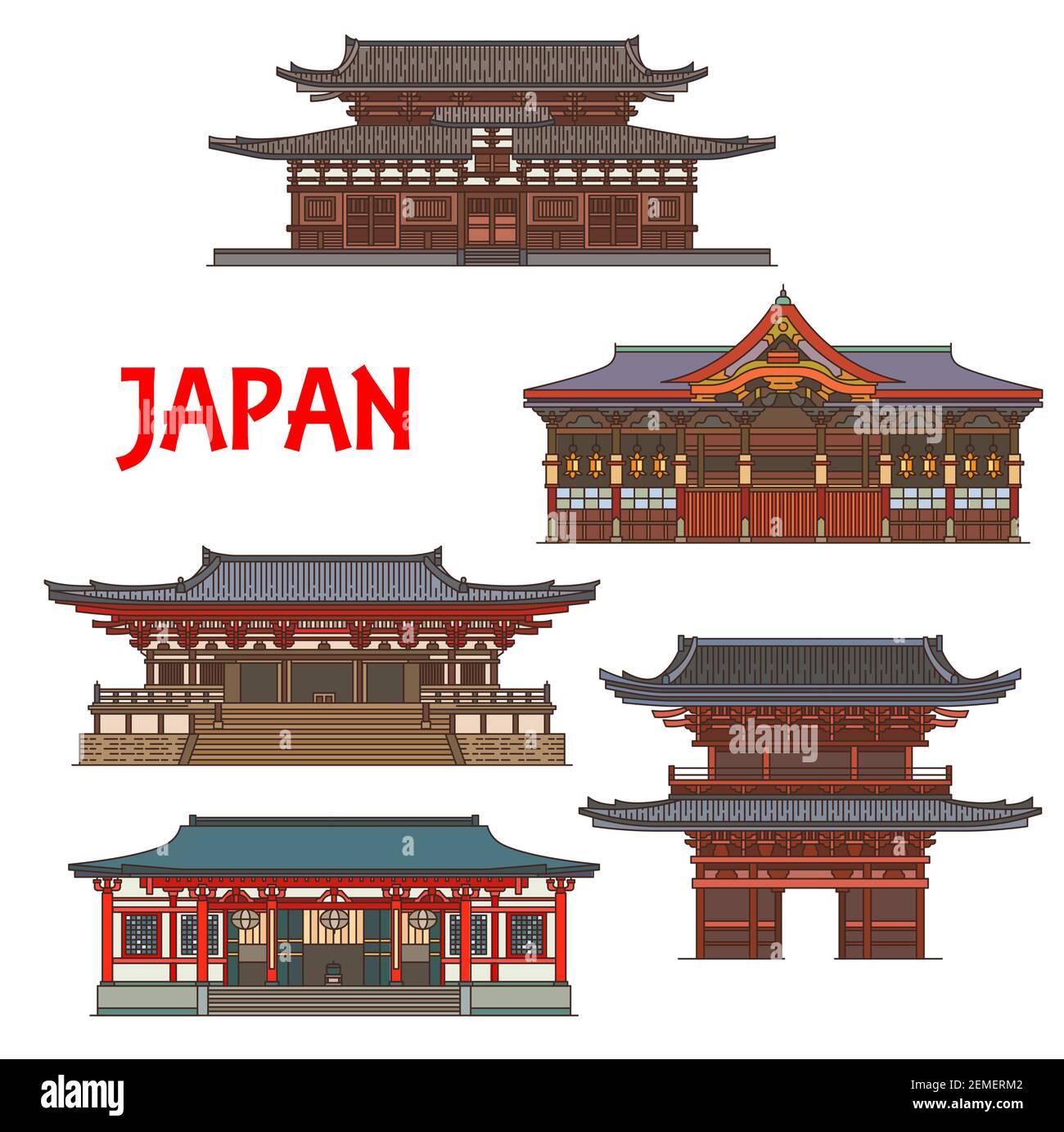 Japan kyoto toji temple Cut Out Stock Images & Pictures - Alamy