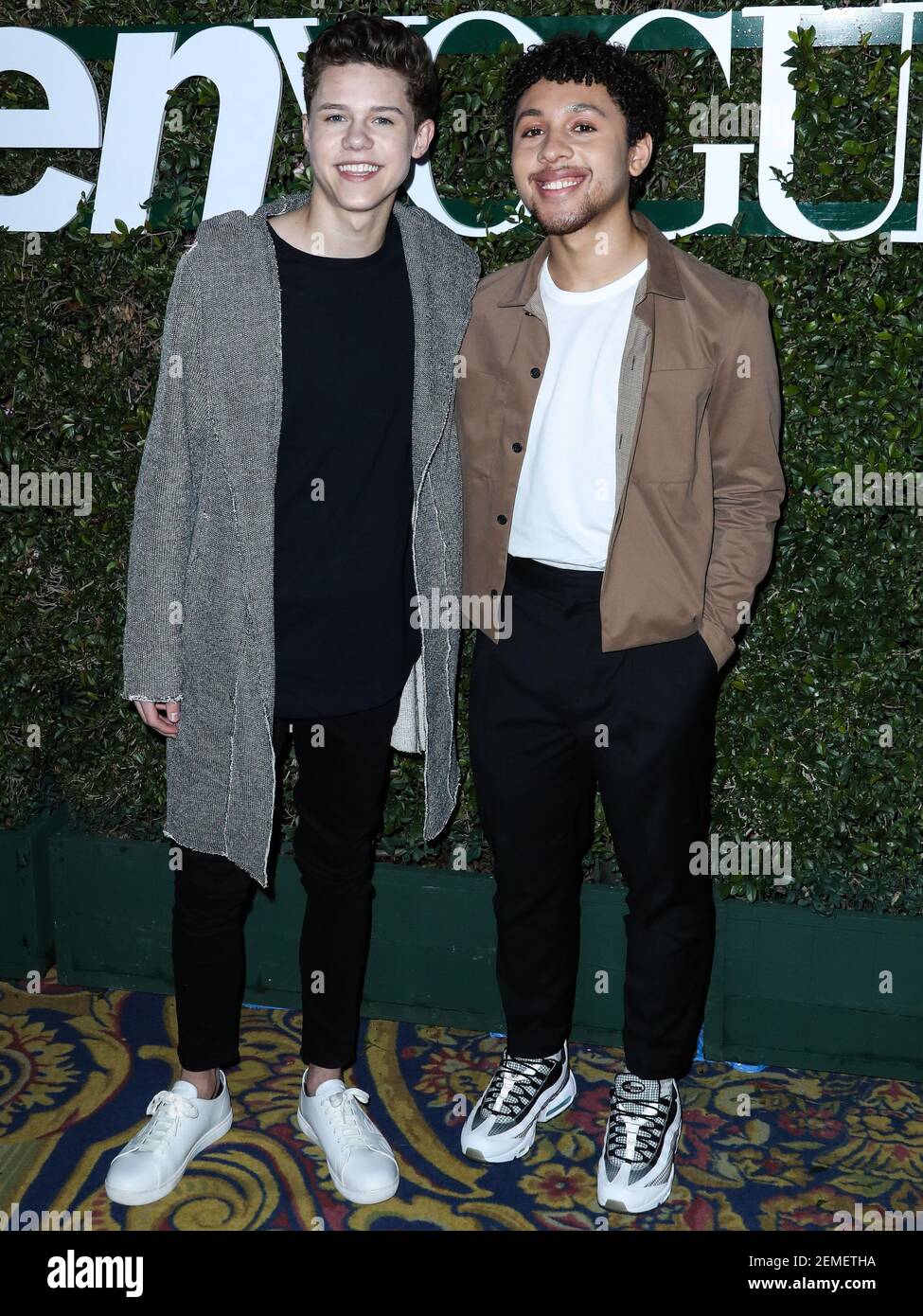 LOS ANGELES, CA, USA - FEBRUARY 15: Case Walker and Jaboukie Young ...