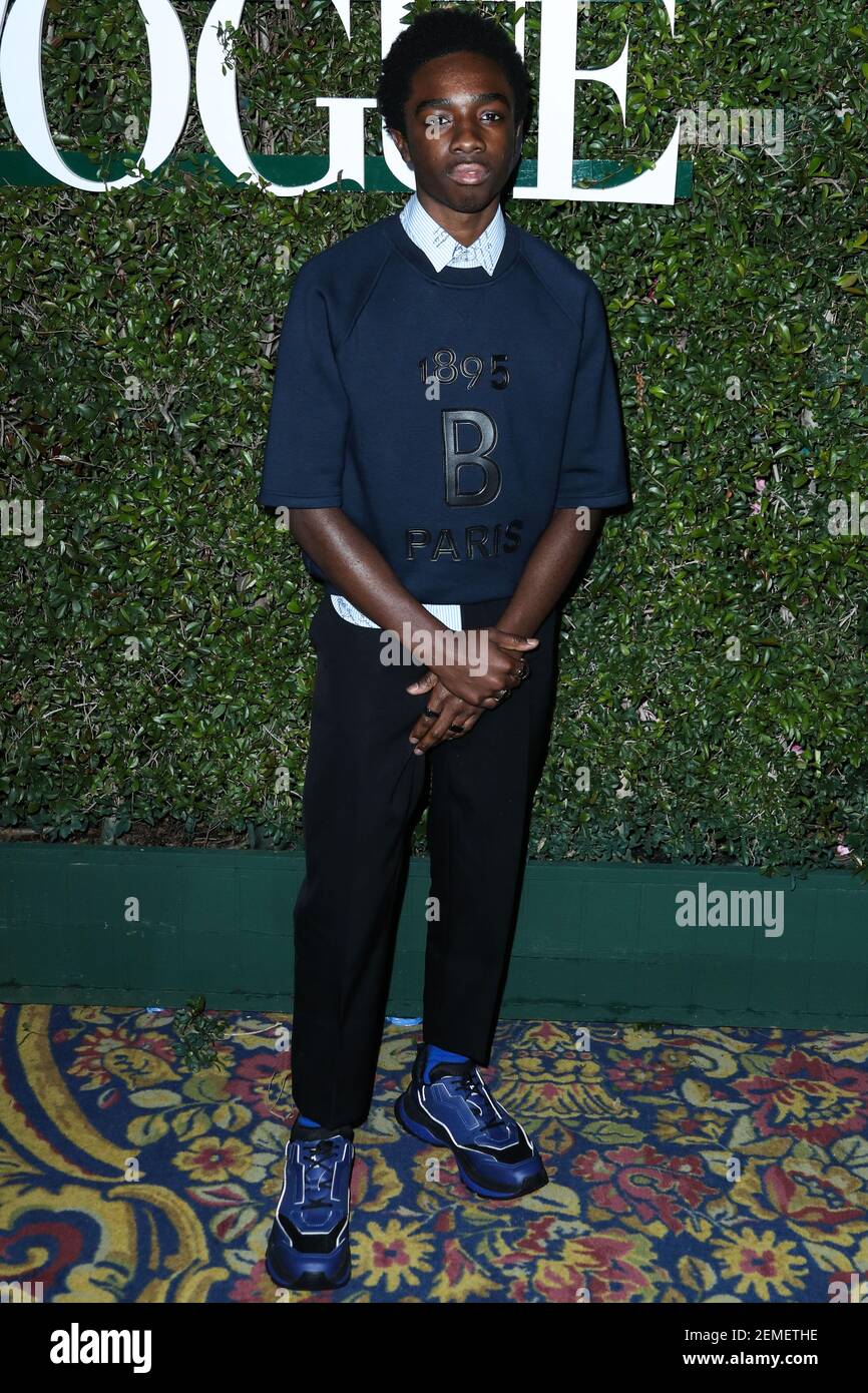 LOS ANGELES, CA, USA - FEBRUARY 15: Actor Caleb McLaughlin arrives at ...