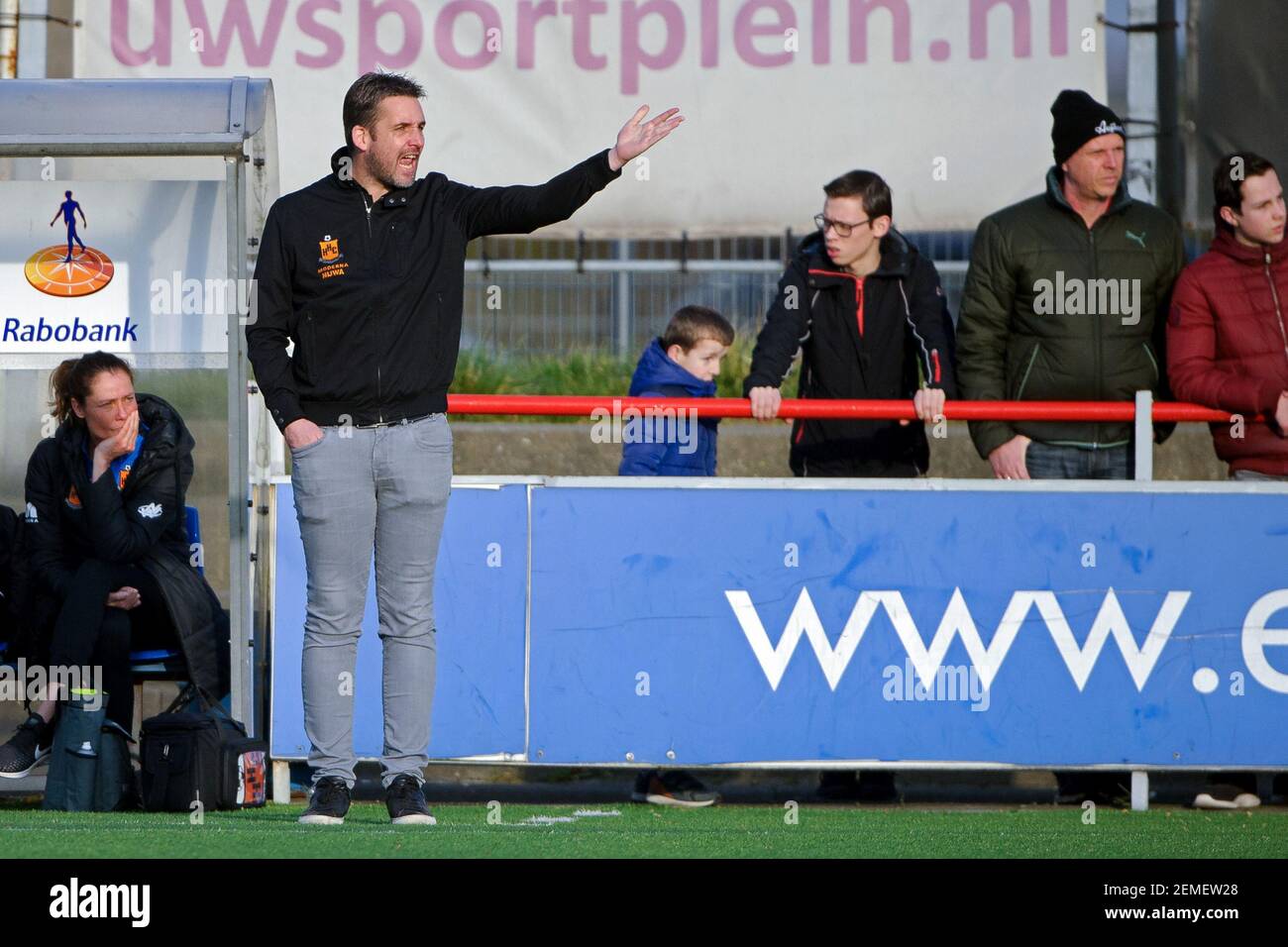 MAASSLUIS , 16-02-2019 , Football , Sportpark Dijkpolder , season 2018 ...