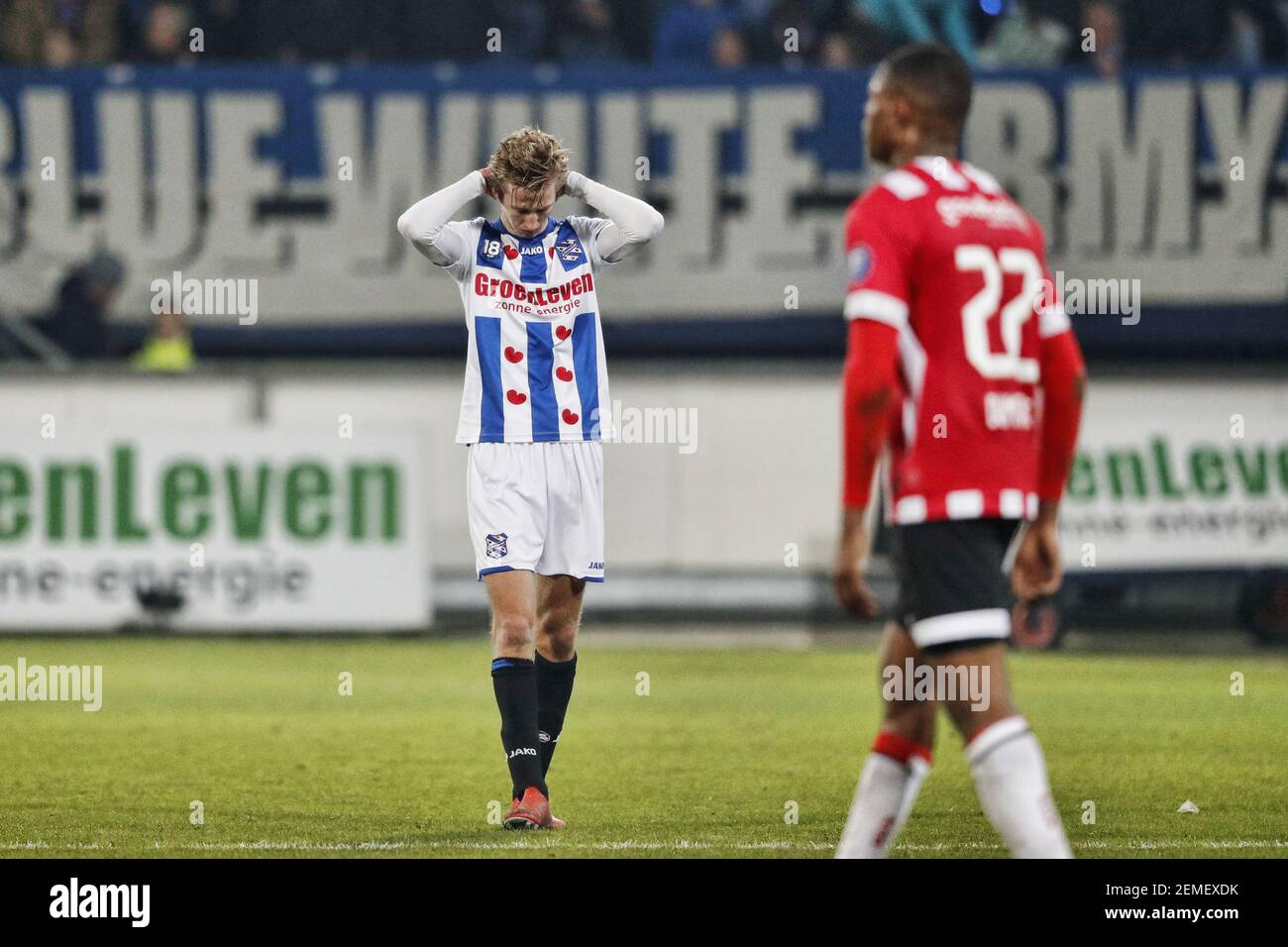 HEERENVEEN , 16-02-2019 , Abe Lenstra stadium, season 2018 / 2019 ...