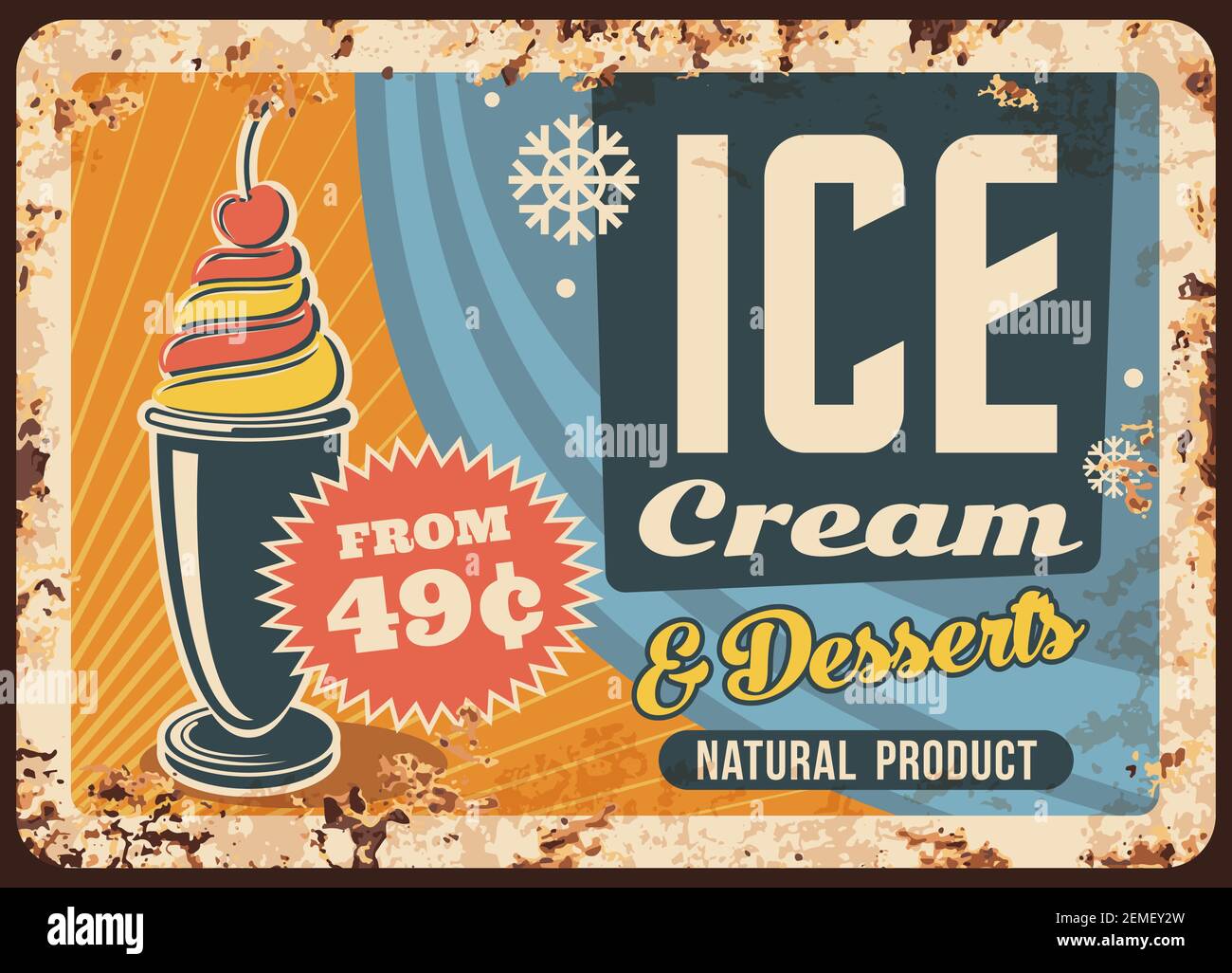 Rust and ice Stock Vector Images - Alamy