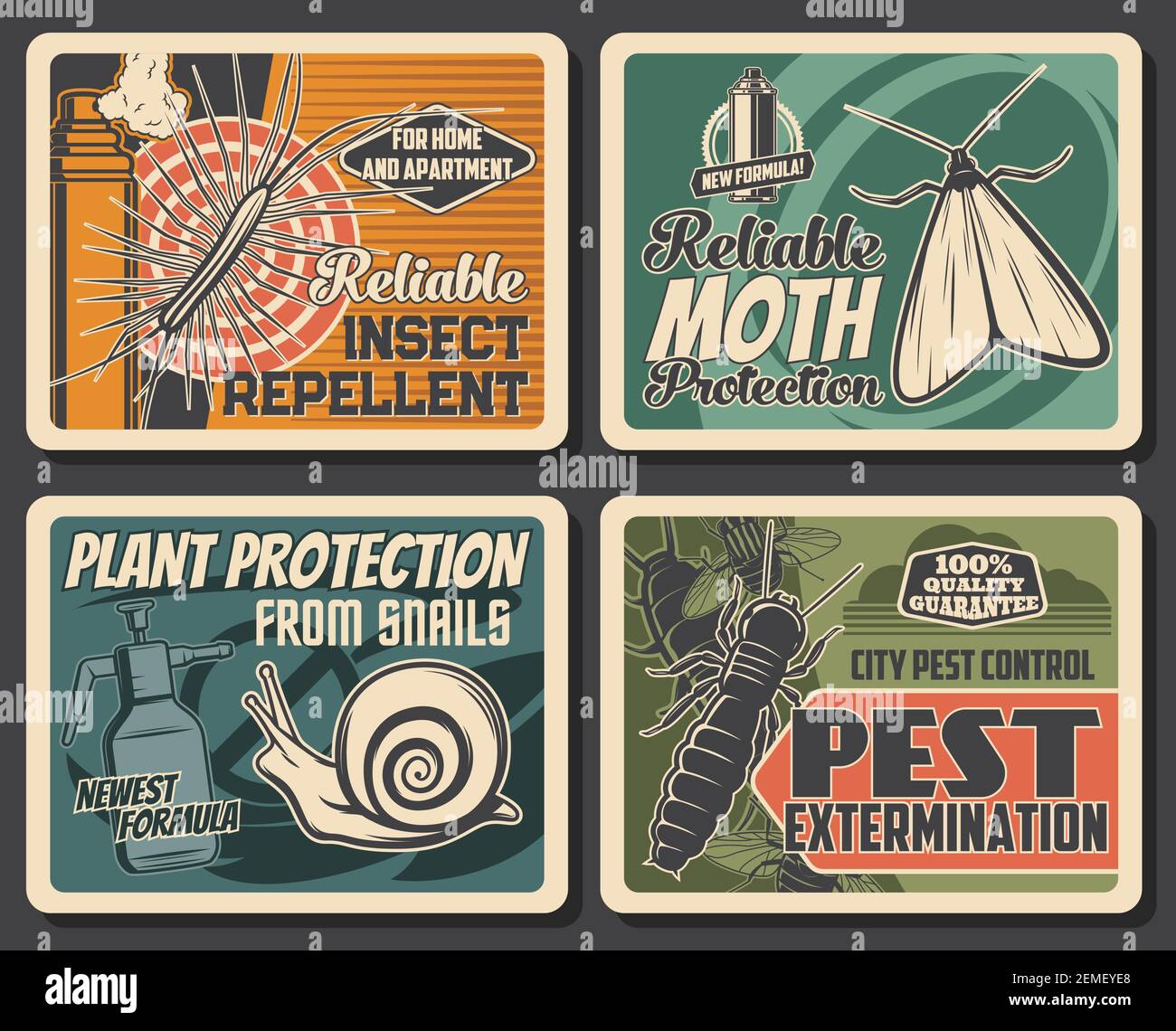 Insects extermination, pest control service, repellents and house ...