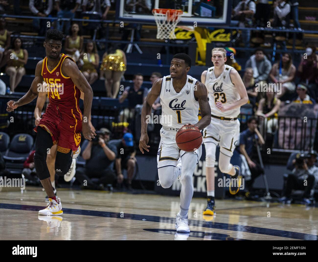 Feb 16 2019 Berkeley, CA U.S.A. California guard Darius McNeill (1 ...