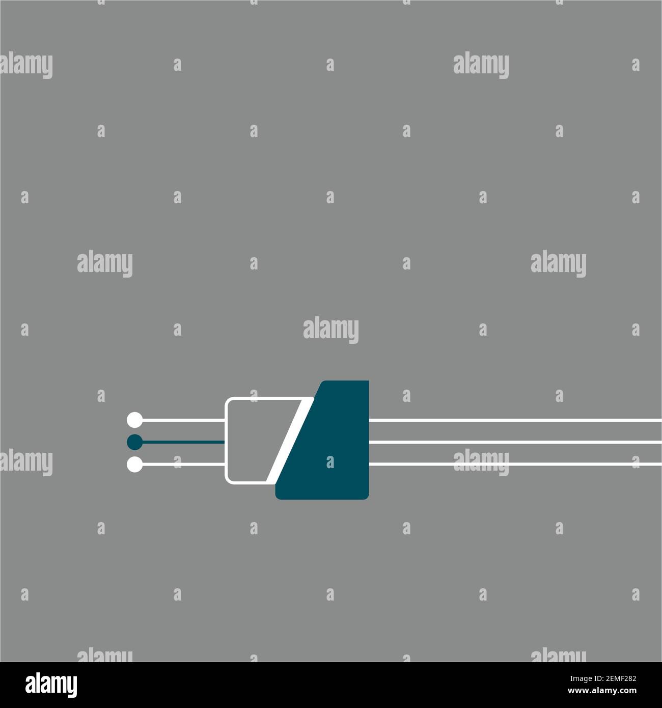 Optic cable icon. Vector illustration, Optic fiber cable line, 5G ...
