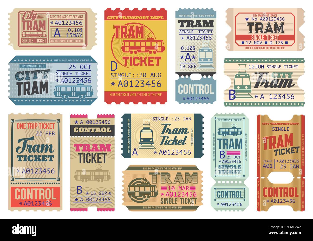 Vintage Train Ticket Clip Art