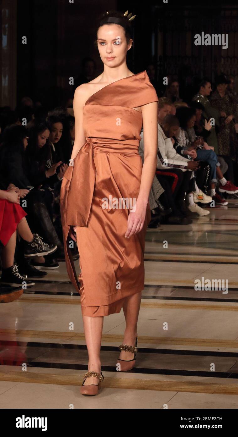 A female model on the catwalk at the 'Indonesia Fashion Council ...