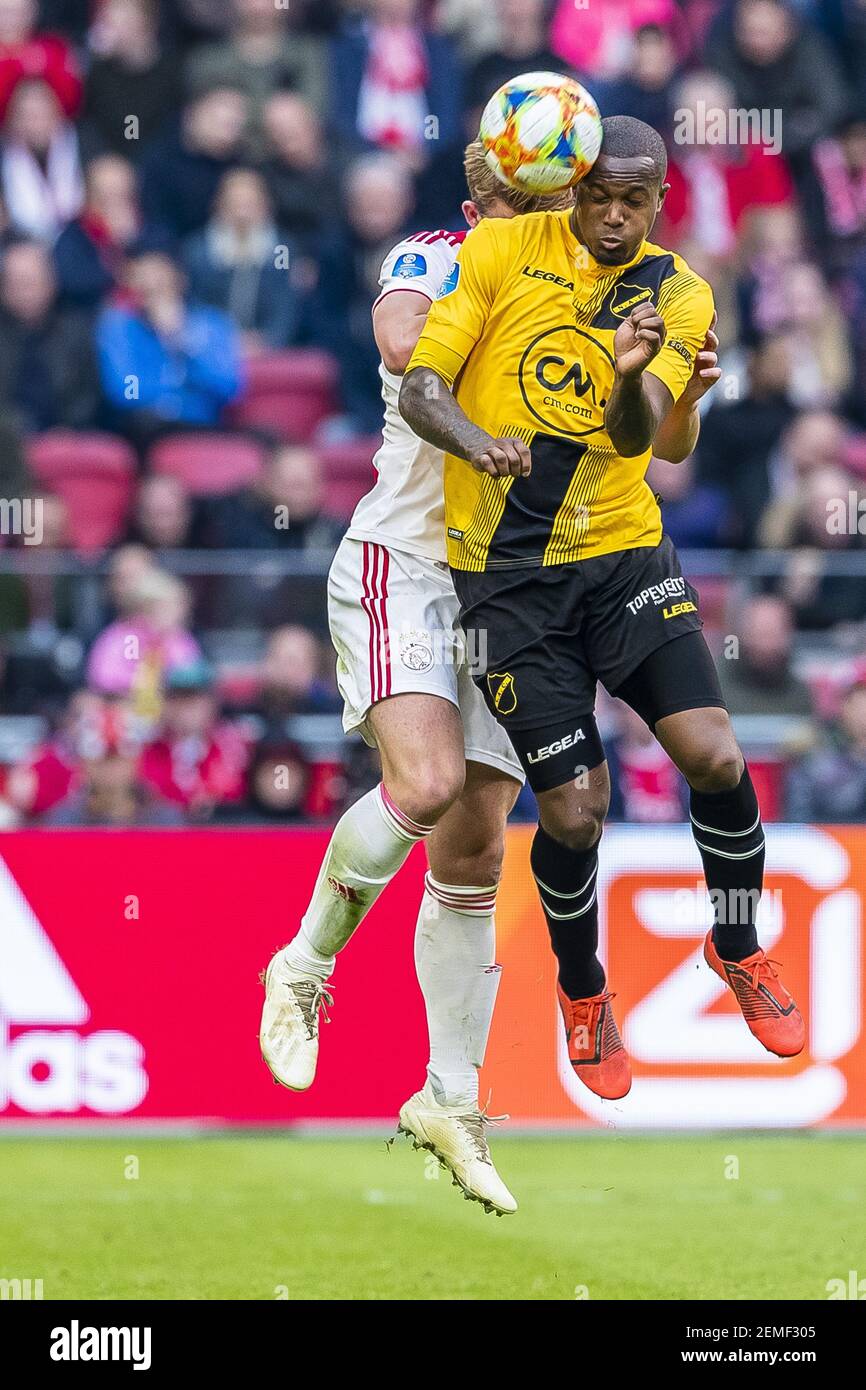 AMSTERDAM, Netherlands, 17-02-2019, football, Johan Cruijff ArenA, Dutch eredivisie, season 2018 ...