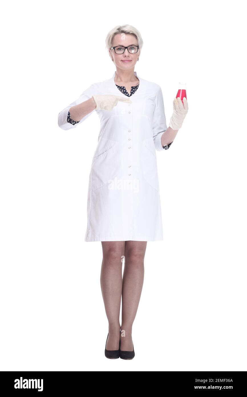 Female laboratory assistant biology Cut Out Stock Images & Pictures - Alamy