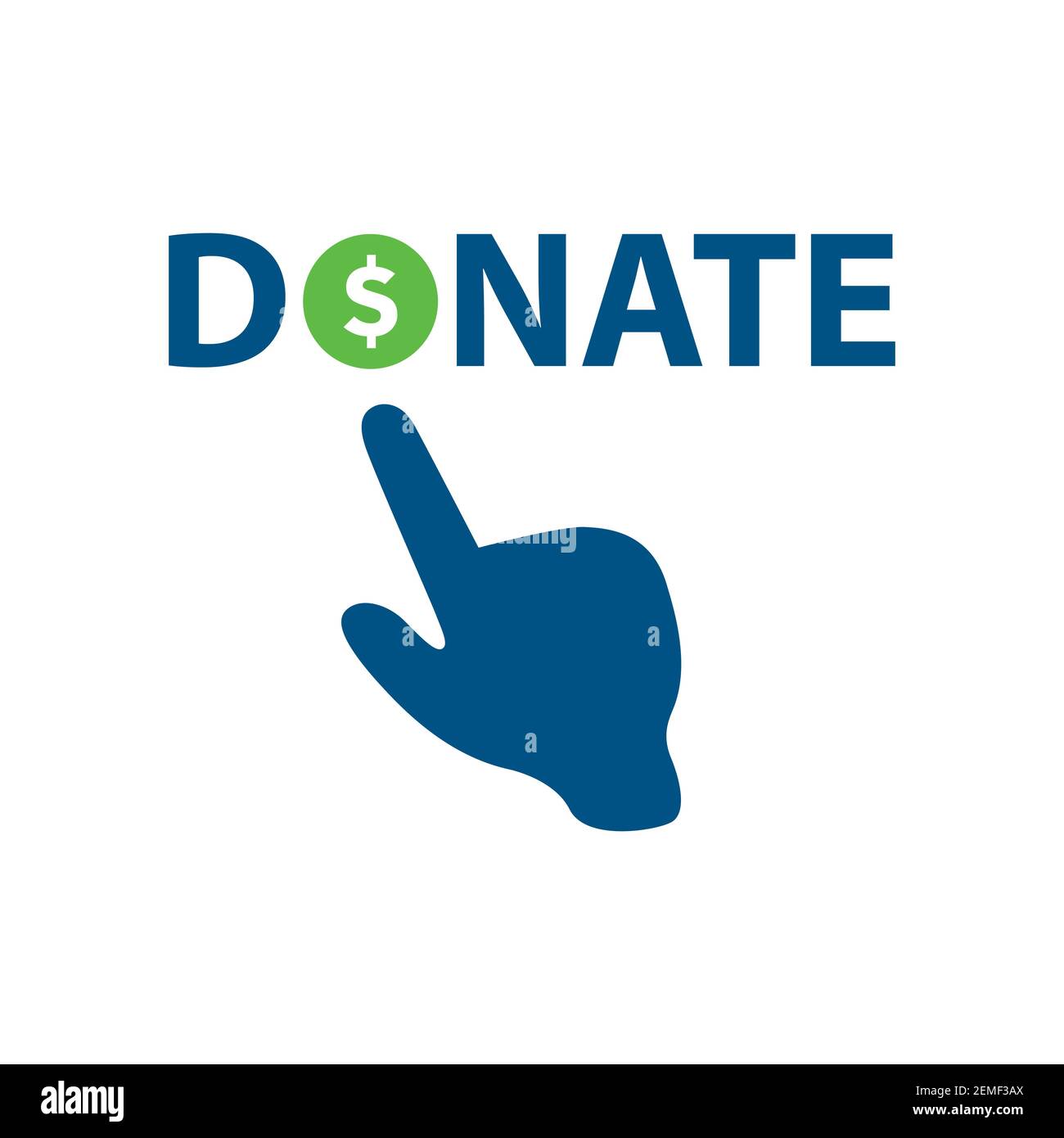 Vector logo of money donate, blood donation Stock Vector Image & Art ...