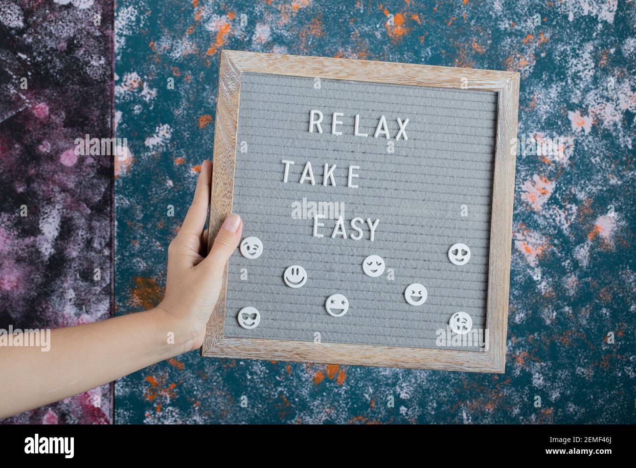 Motivational and inspirational quote on a grey rustic board Stock Photo ...