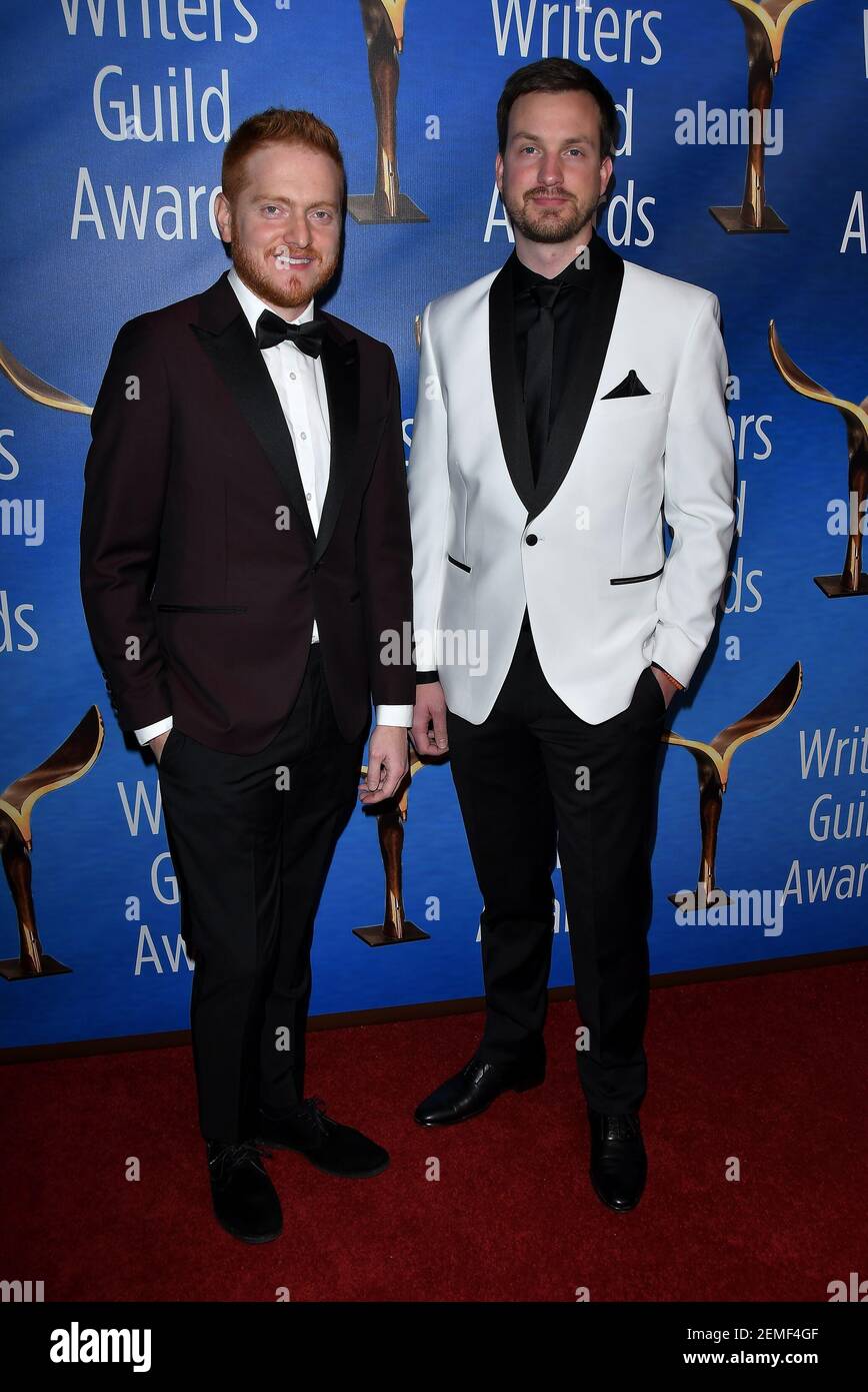 Bryan Wood and Schoot Beck at the 2019 Writers Guild Awards held at the ...