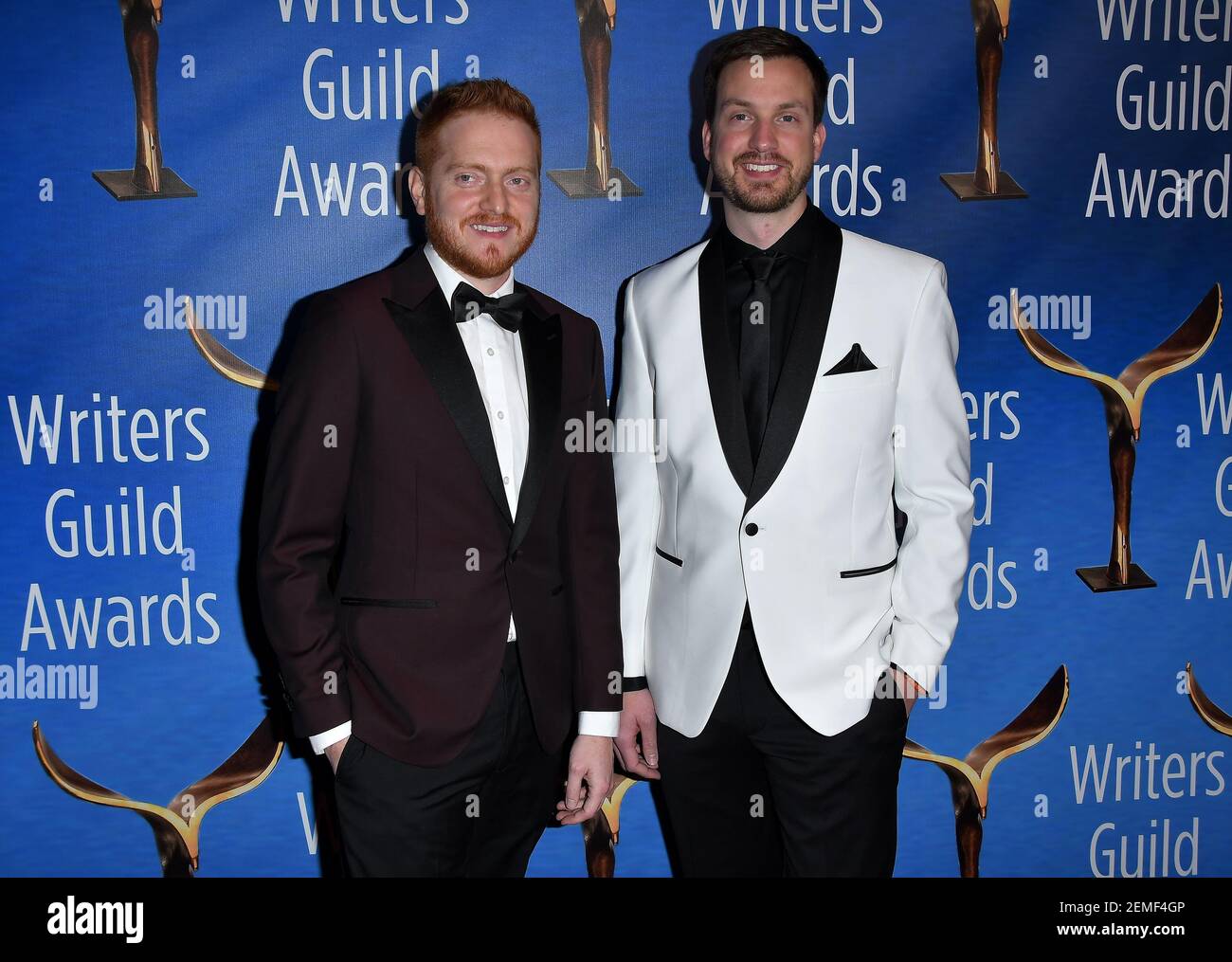Bryan Wood and Schoot Beck at the 2019 Writers Guild Awards held at the ...