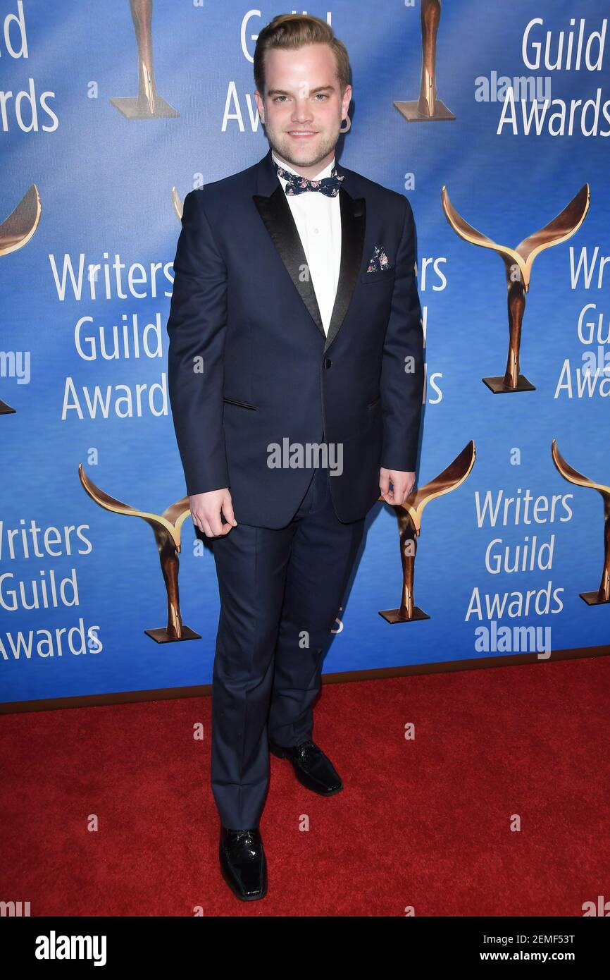 Nathan Larkin-Connolly at the 2019 Writers Guild Awards held at the ...