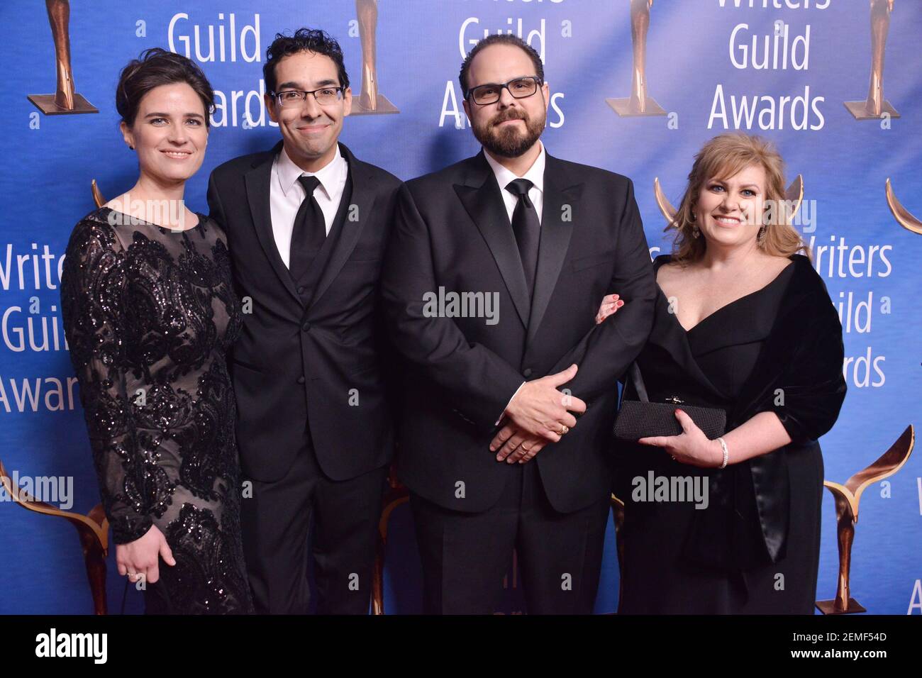 Matthew Sophos, Richard Zangrande Gaubert at the 2019 Writers Guild ...