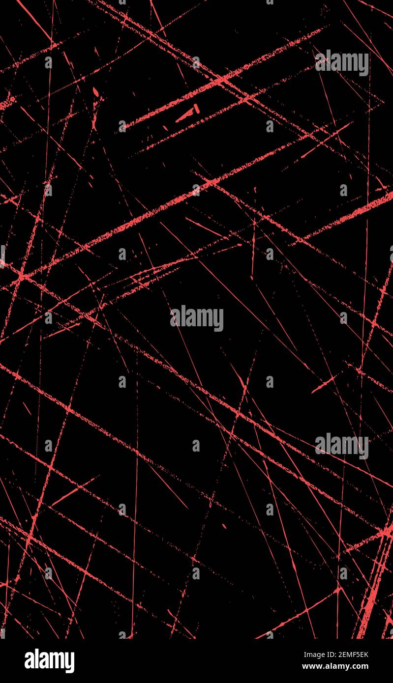 Grunge red lines and dots on a red background - Vector illustration ...