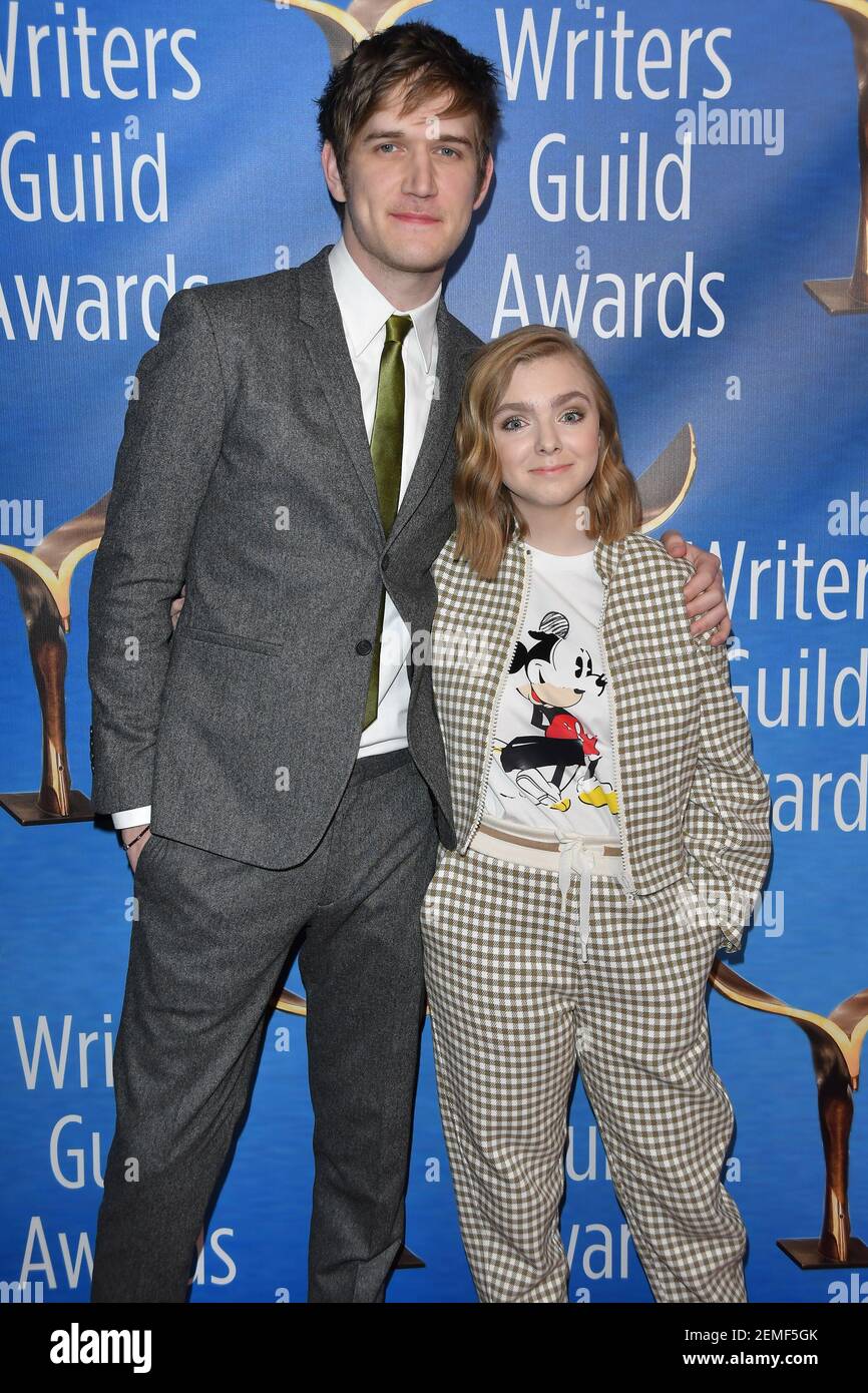 Bo Burnham and Elsie Fisher at the 2019 Writers Guild Awards held at ...
