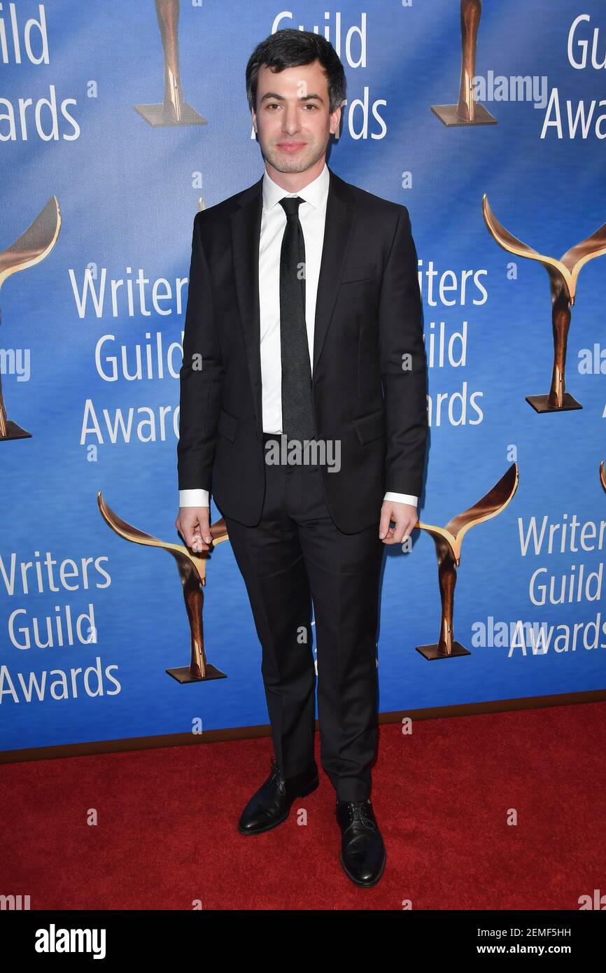 Nathan Fielder at the 2019 Writers Guild Awards held at the Beverly ...