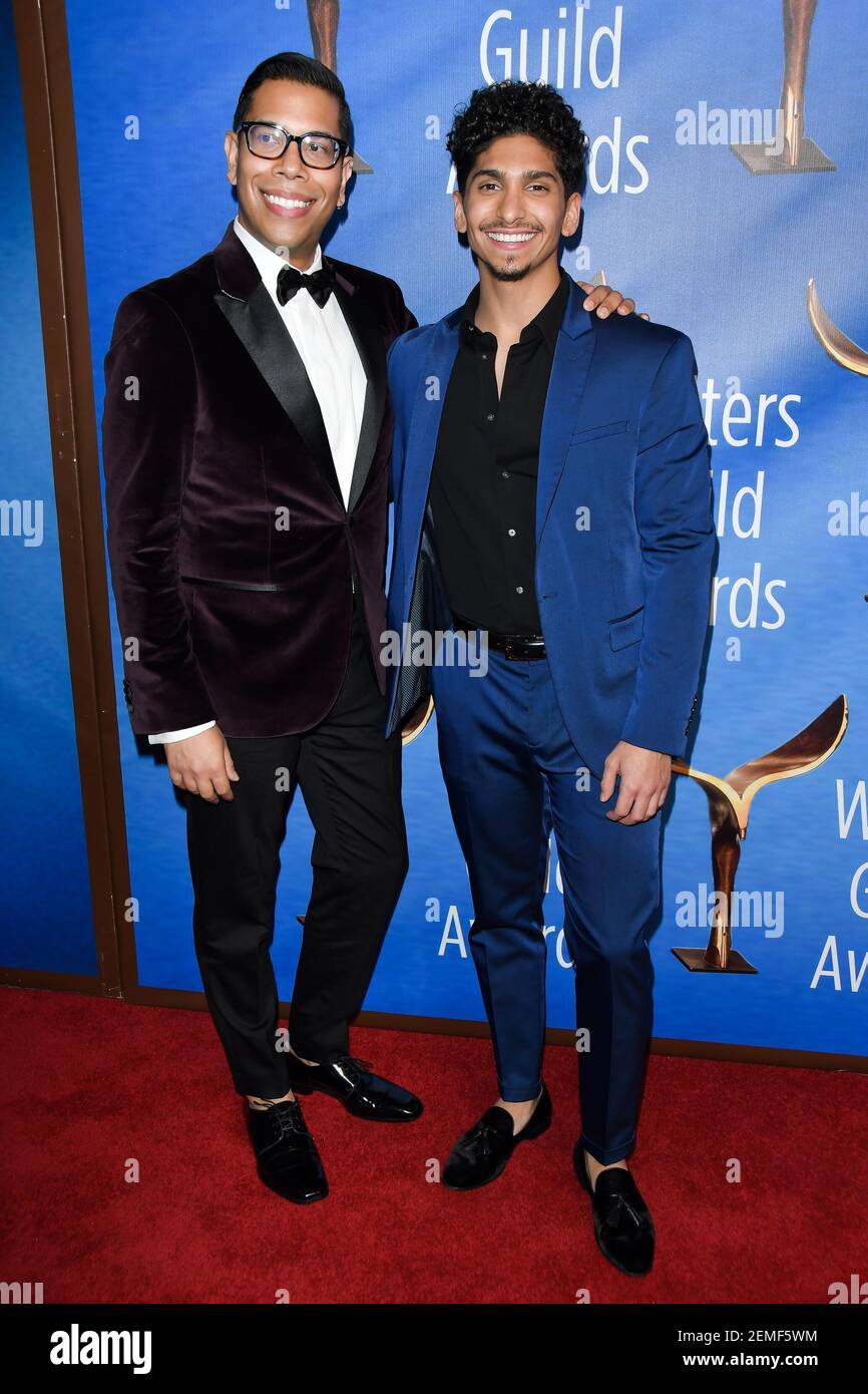 Steven Canals and Angel Bismark Curiel at the 2019 Writers Guild Awards ...