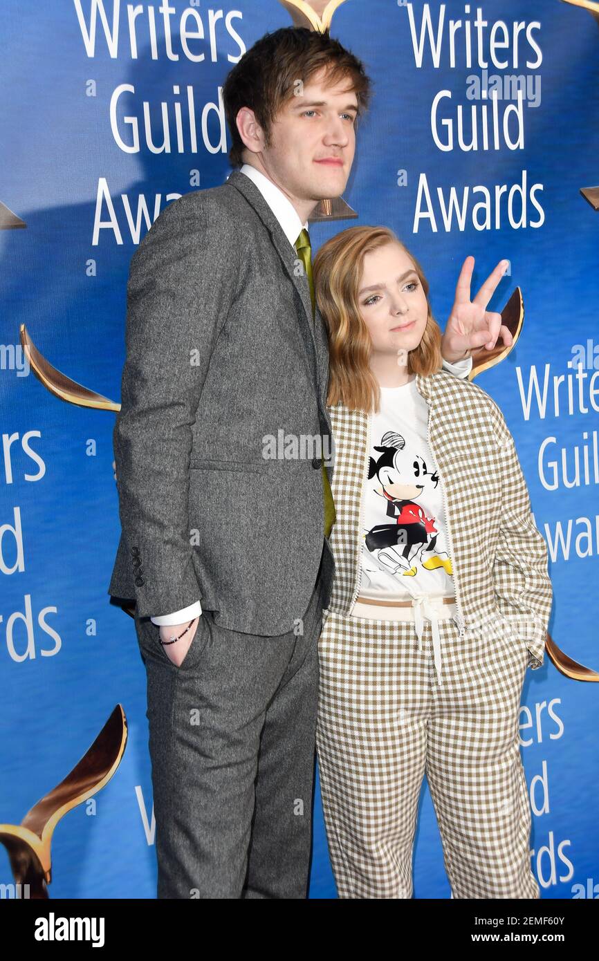 Bo Burnham and Elsie Fisher at the 2019 Writers Guild Awards held at ...